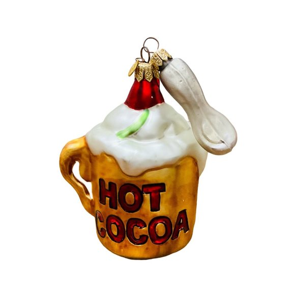 Holiday | Hot Cocoa Time Christmas Ornament With Spoon And Clock Charm ...